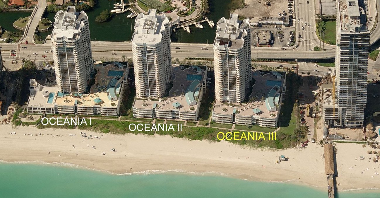 Oceania 3, Sunny Isles Beach FL, 7 Condos For Sale & Sold-Oceania 3